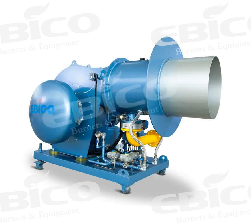 Safe Burner of Integrated Fuel Gas and Fuel Oil Burners - EBICO Burner