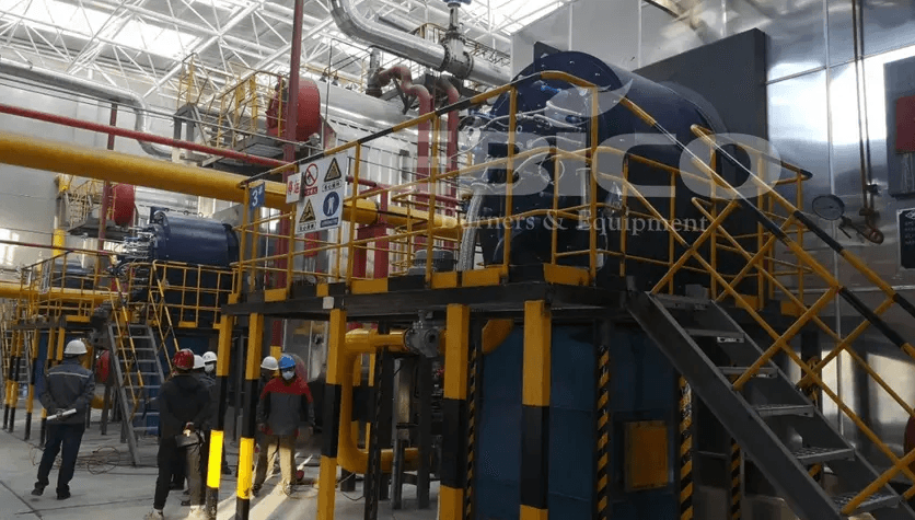 Low Nitrogen Burner Project for Xinjiang Urumqi Thermal 80/100 t/h Gas Boiler - EBICO Burner