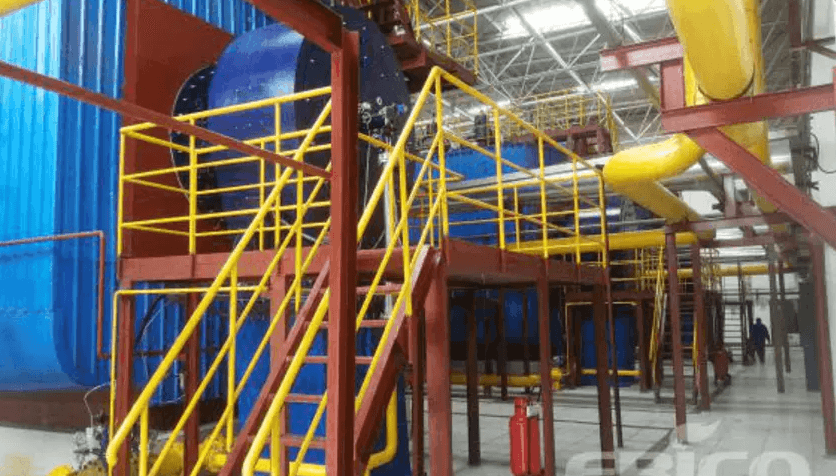 Guanghui Military Training Boiler Room’s 65-ton Hot Water Boiler Supporting Low-nitrogen Burner ...