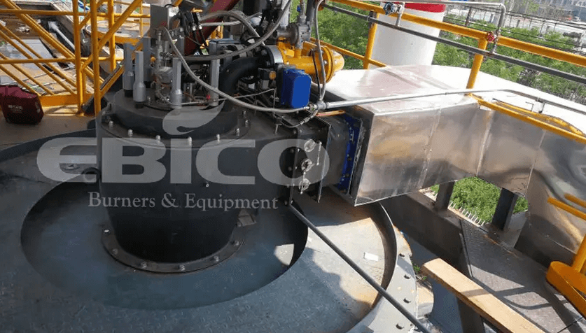 Low Nitrogen Burner Project for Hebei Sinochem Fuheng 6 Million Calorie Heat-conducting Oil ...